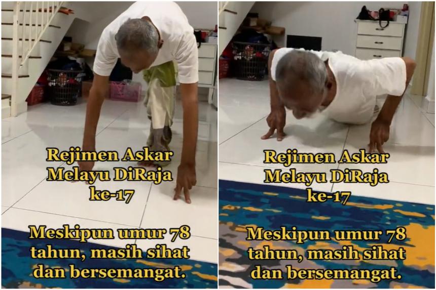 Malaysian man, 78, wins the Internet with 3-finger push-ups | The ...