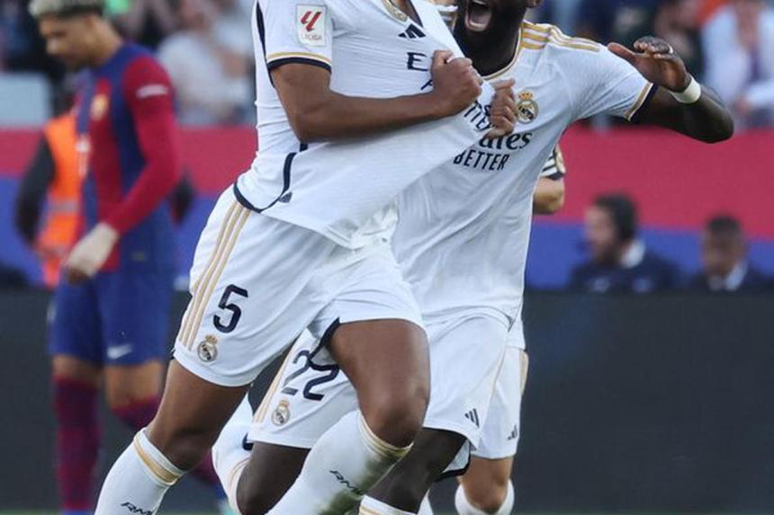 Bellingham double allows Real to fight back and win Clasico at ...