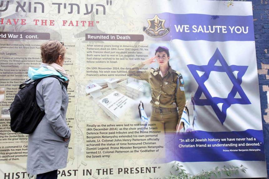 Flags and murals as Northern Irish pick sides in Israel-Hamas war | The ...