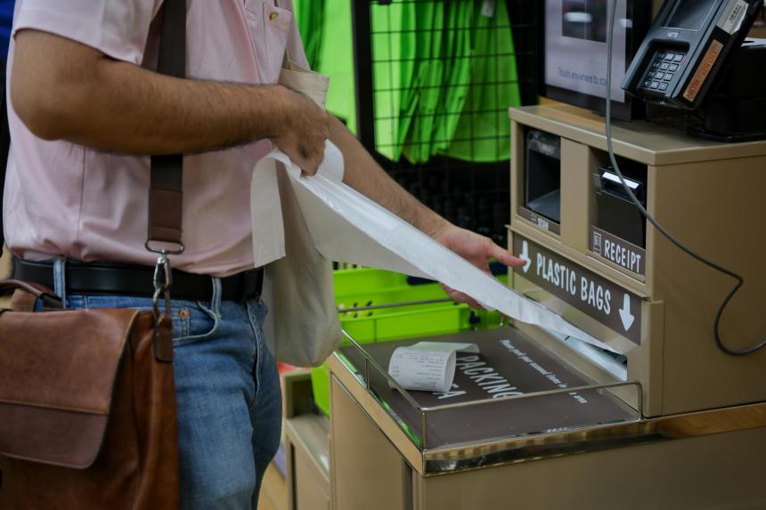 Plastic bag use falls by up to 80% at some supermarkets in first month ...