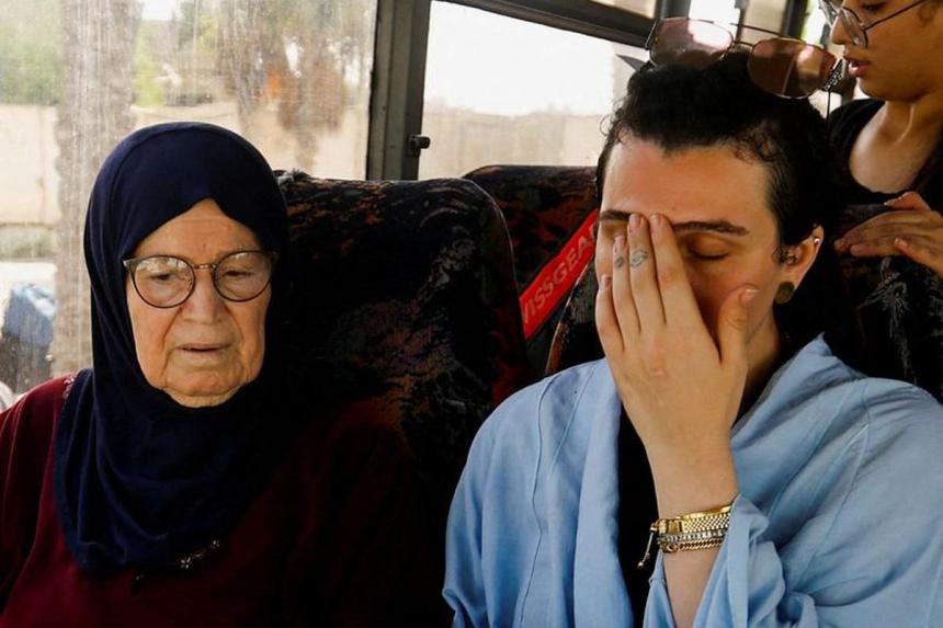 US-Palestinian evacuees recount ‘horror movie’ of leaving Gaza | The ...