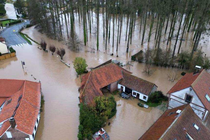 Heavy rains flood homes in northern France | The Straits Times