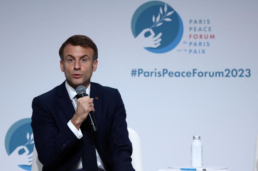 France’s Macron urges Israel to stop bombing Gaza | The Straits Times