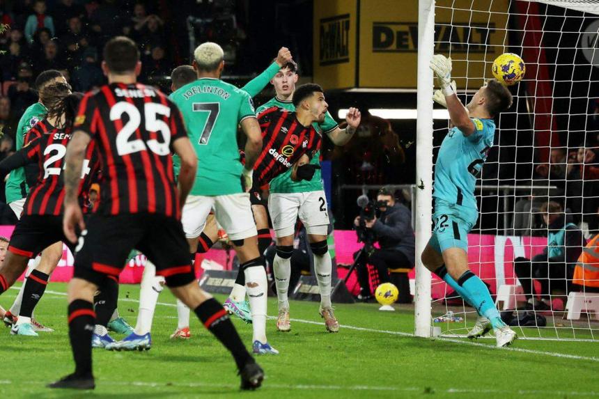 Dominic Solanke double fires Bournemouth to upset win over Newcastle ...