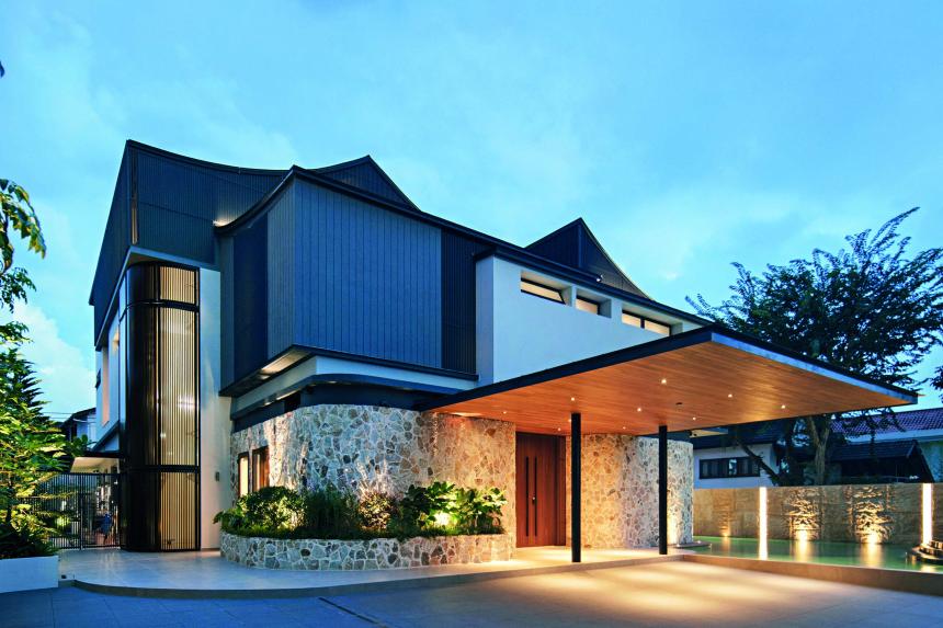 The Chic Home: Modern Asian tropical design in detached house | The ...