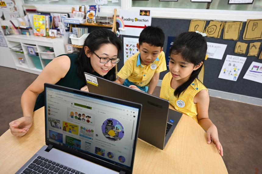 Pre-schools prepare children to use technology and tools confidently ...