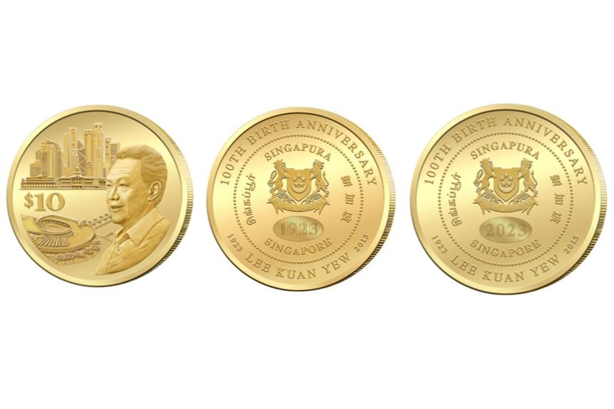 Commemorative LKY100 coins available for walk-in exchange at banks from ...