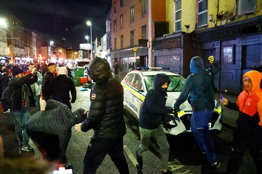 Riots erupt in Dublin after children stabbed | The Straits Times