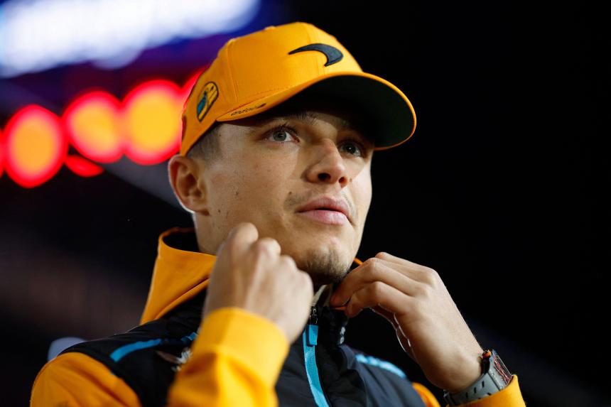 Lando Norris chalks up Las Vegas crash to being a ‘bit unlucky’ | The ...