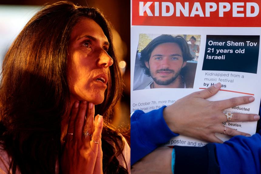 Mixed emotions as first group of Israeli hostages return from Gaza | The Straits Times