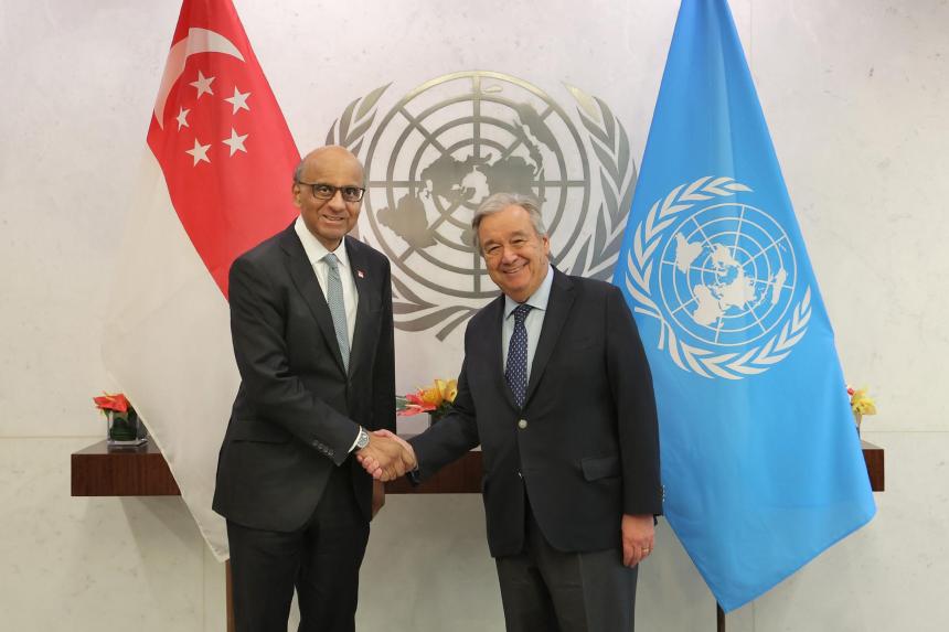President Tharman expresses Singapore’s active support for UN efforts ...
