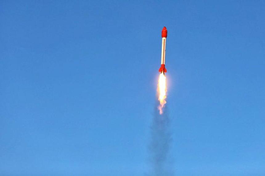 Iran sends up rocket with test living capsule | The Straits Times