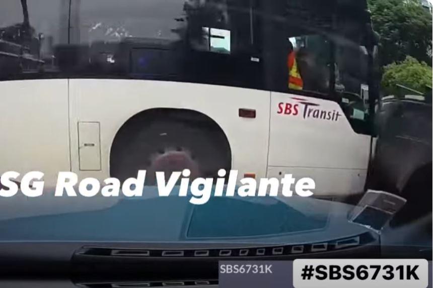 SBS Transit bus collides with car at Punggol Road junction; child taken ...