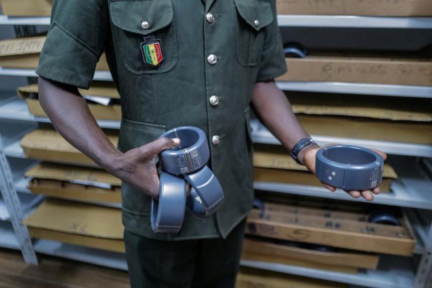 Senegal fits inmates with ankle tags to reduce prison crowding | The ...