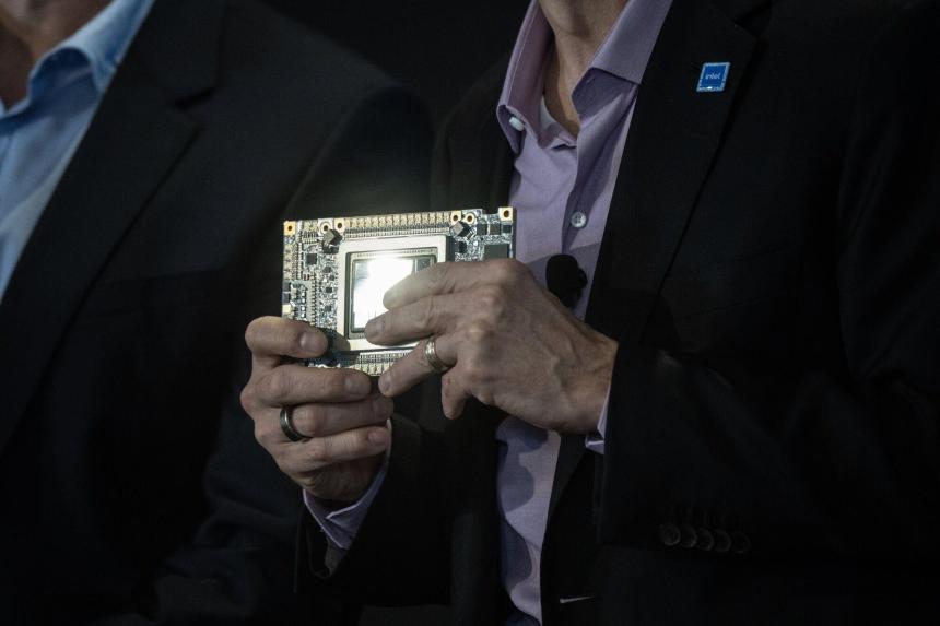 Intel unveils AI chips to compete with Nvidia and AMD | The Straits Times