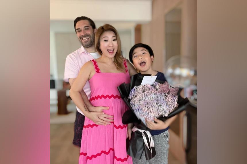 Former singer Stella Ng is pregnant with a ‘dragon boy’ | The Straits Times