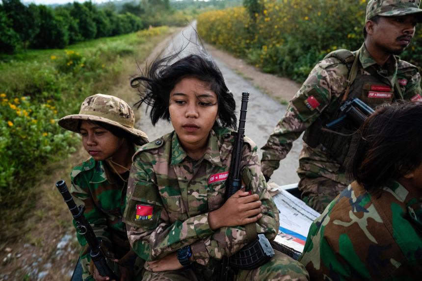 ‘I’m a Mandalay girl’: Teenage soldier fights on Myanmar’s front lines | The Straits Times