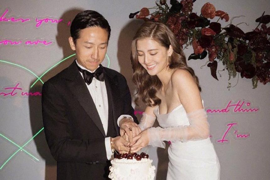 Hong Kong actress Karena Ng marries tycoon’s son Brian Sze | The ...
