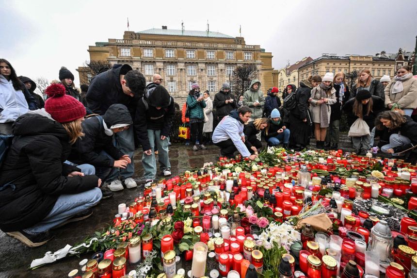Police seek motive in Prague mass shooting | The Straits Times
