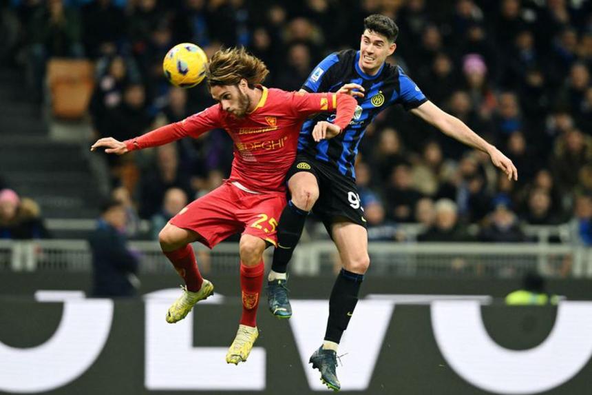 Bisseck and Barella give Inter 2-0 win over Lecce | The Straits Times