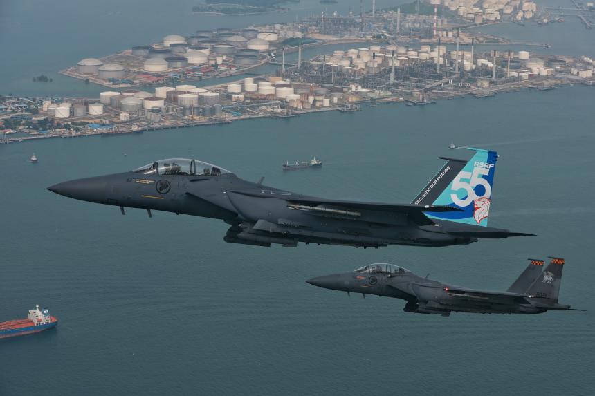 US Air Force to conduct study on basing of RSAF F-15SG fighter jets in ...