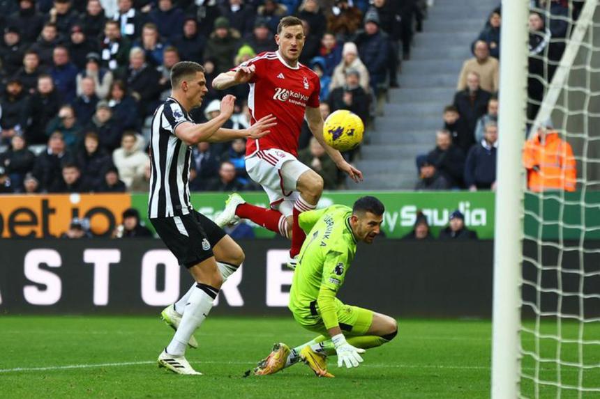 Wood nets hat-trick as Forest beat Newcastle 3-1 in EPL | The Straits Times