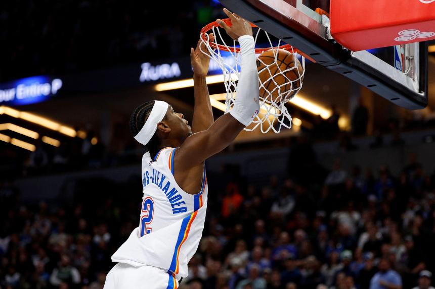 Shai Gilgeous-Alexander, Oklahoma City Thunder handle Minnesota ...