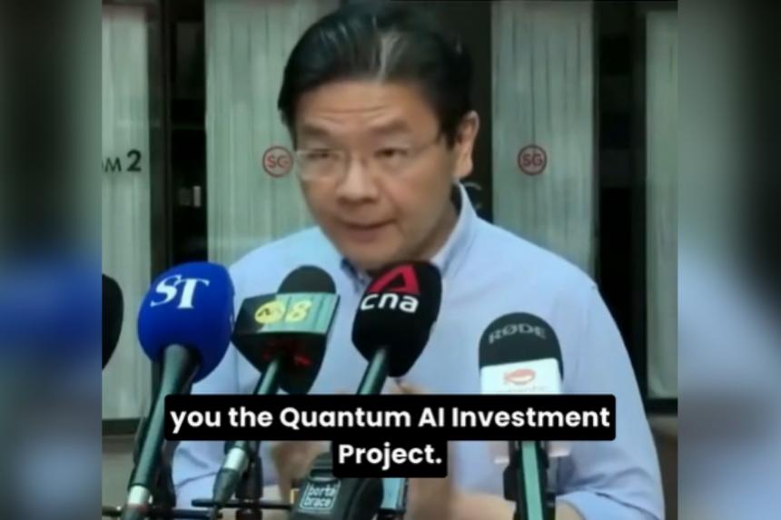 Deepfake video of DPM Lawrence Wong promoting investment scam ...