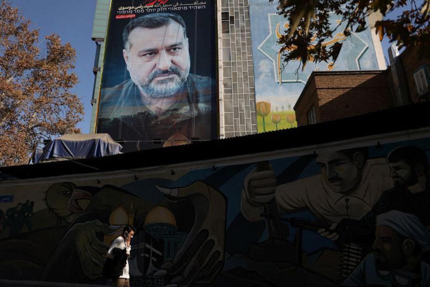 Iran's supreme leader leads prayers during funeral of senior Guards ...