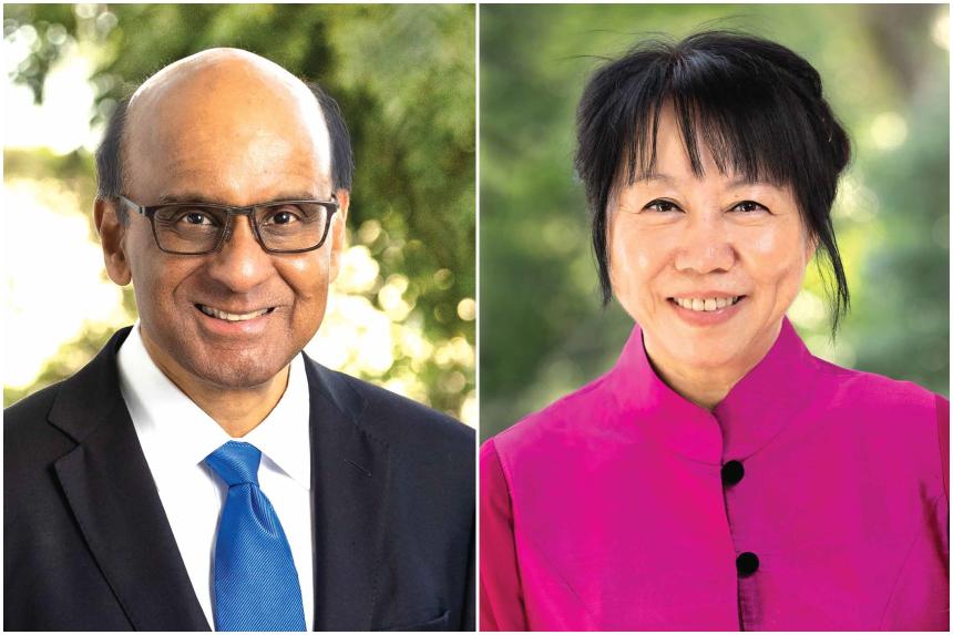 Official portraits of President Tharman and spouse ready for collection ...