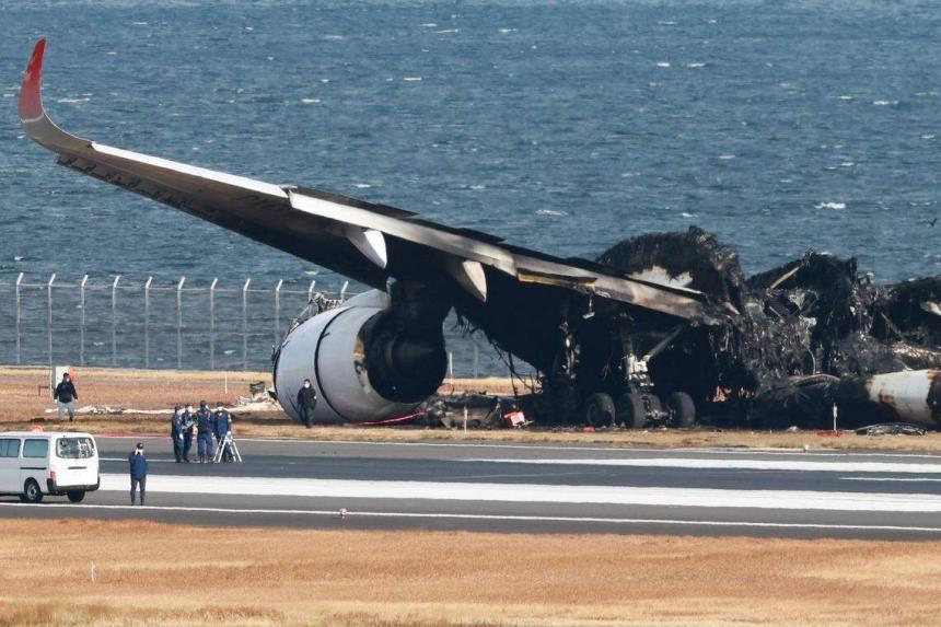 Japan Airlines pilots ‘unaware of fire’ at first | The Straits Times
