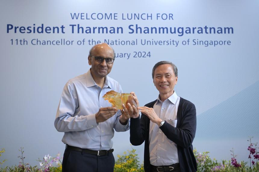 NUS welcomes President Tharman as 11th chancellor | The Straits Times
