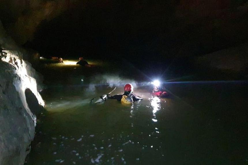 Rescue begins for five trapped deep inside flooded Slovenian cave | The ...