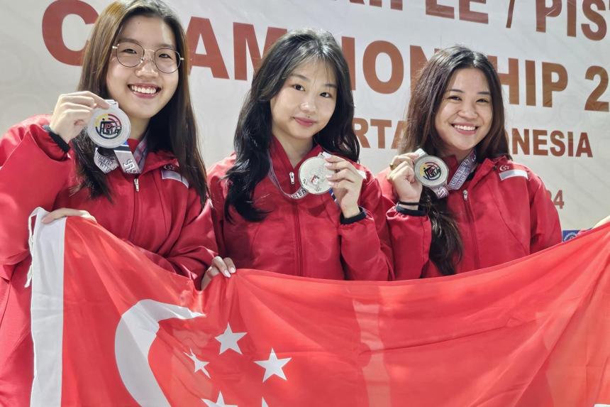 Singapore shooters begin 2024 with silver medal at Asian Championships ...