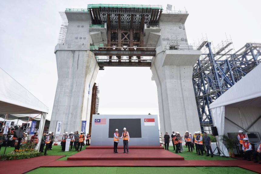 JB-Singapore RTS Link: Construction passes 65% mark on both sides ...