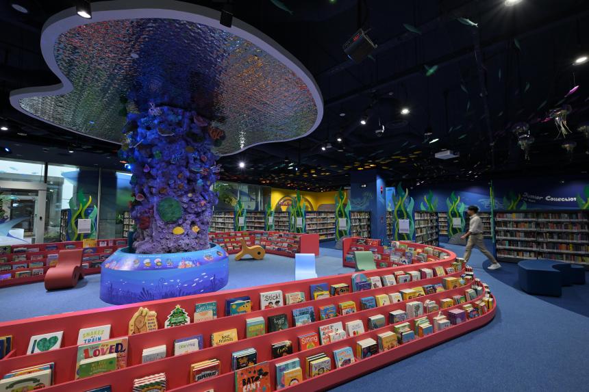 Central Public Library reopens with new marine biodiversity space, generative AI storytelling ...