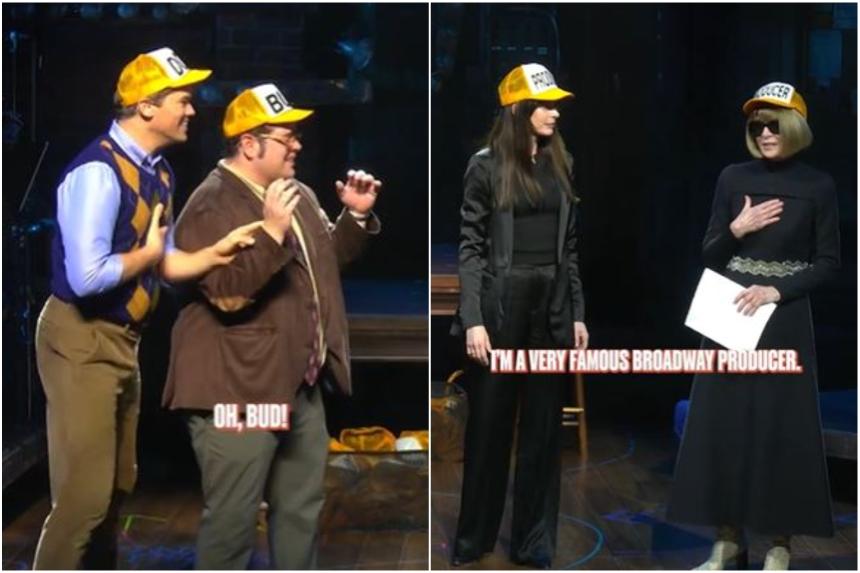 Anne Hathaway, Anna Wintour make surprise cameo in Broadway musical ...