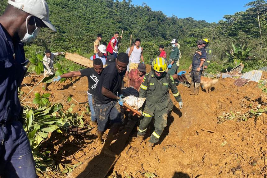 Death toll in Colombia landslide rises to 33 | The Straits Times