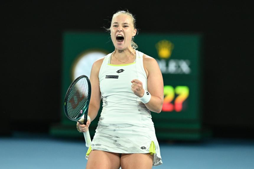 Third seed Elena Rybakina dumped out of Australian Open by Anna ...