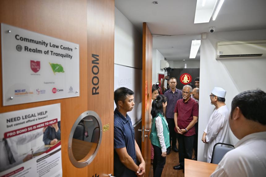 Pro Bono SG opens its second free community law centre in Woodlands ...