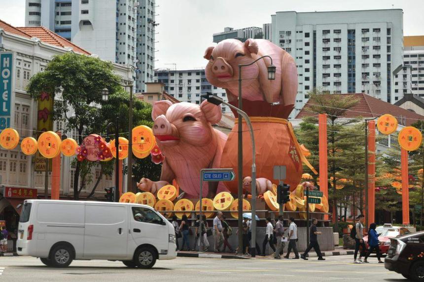 Shrek or Pikotaro? CNY dragon decor in Chinatown fires up social media | HardwareZone Forums