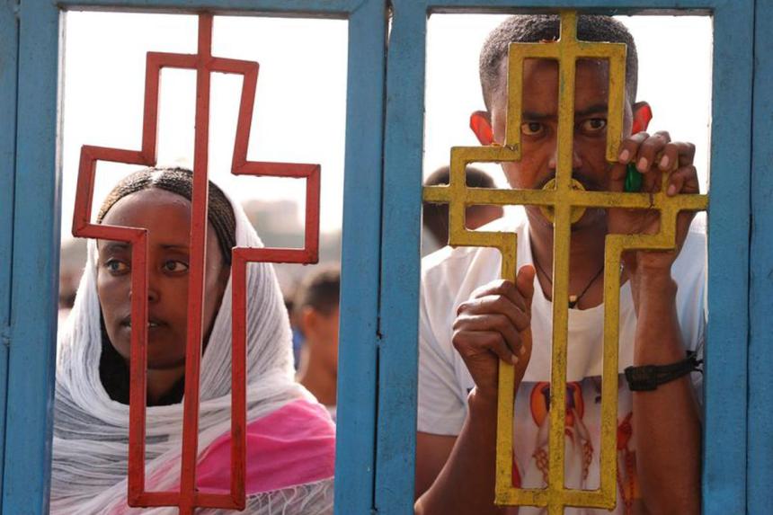 Ethiopians celebrate "Timket" festival that marks Jesus' baptism | The ...