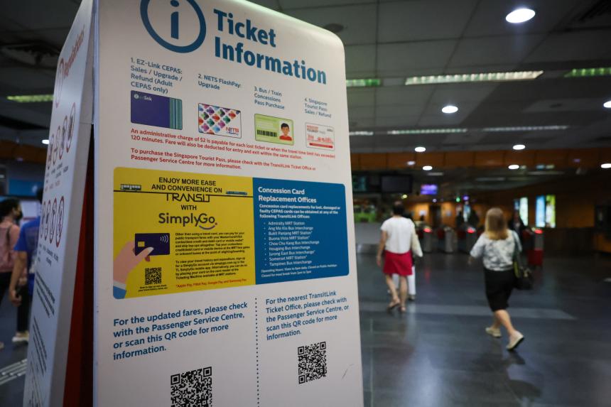 LTA shelves plan to replace older public transport payment cards with ...