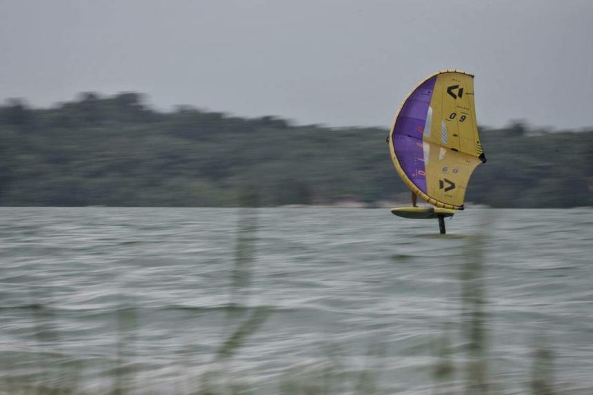 Winging it on the water, wingfoiling picks up in Singapore | The ...