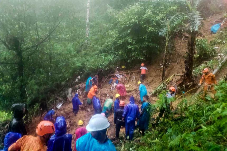 Death toll from Philippine landslides, floods rises to 14 | The Straits Times