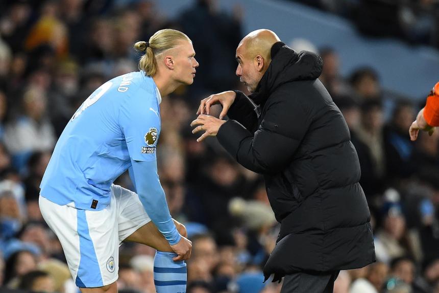 Manchester City’s Erling Haaland happy and ready to start, says Pep Guardiola | The Straits Times