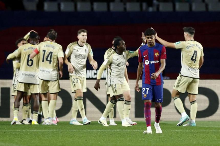 Yamal scores twice as Barcelona are held to a 3-3 draw by lowly Granada ...