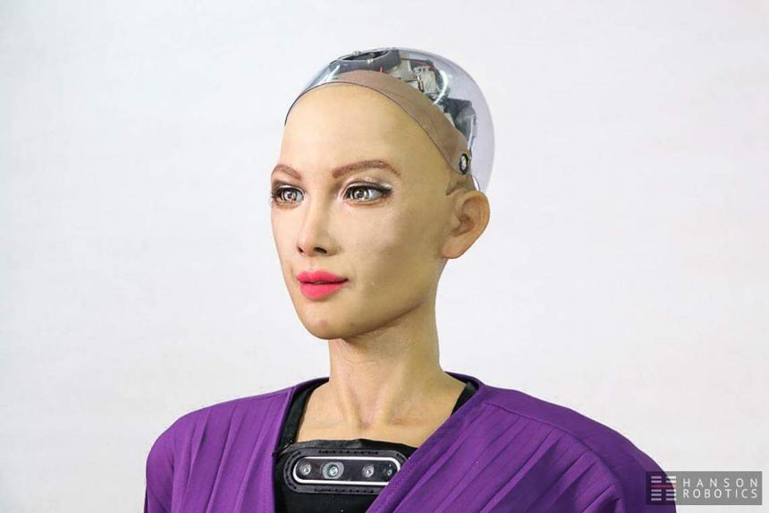 Meet a humanoid robot, explore impact of AI on workplace at ST ...