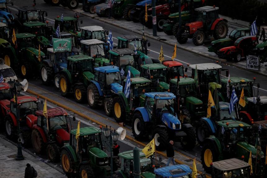 Greek farmers leave Athens after tractor protest over rising costs ...
