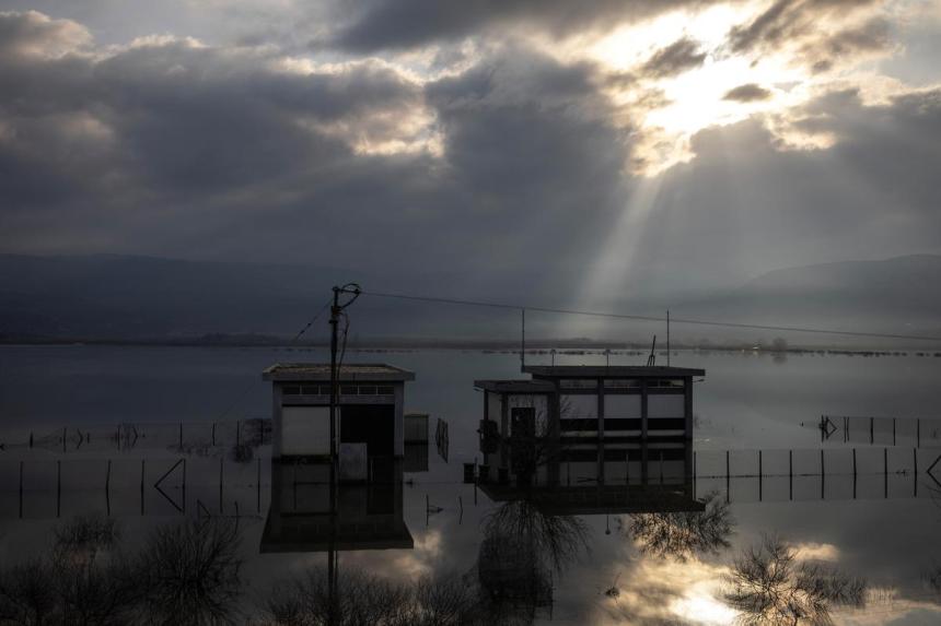 Flooded Greek lake a warning to European farmers battling climate ...